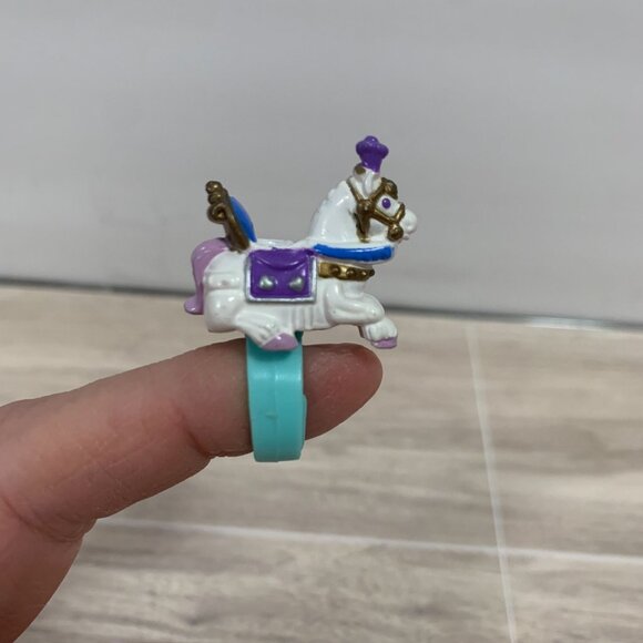 Blue Bird | Toys | Vintage Polly Pocket Pony Parade Plastic Ring | Poshmark